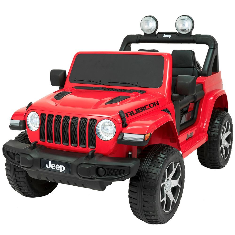 Auto a batería Bebitos JEEP RUBICON Rojo