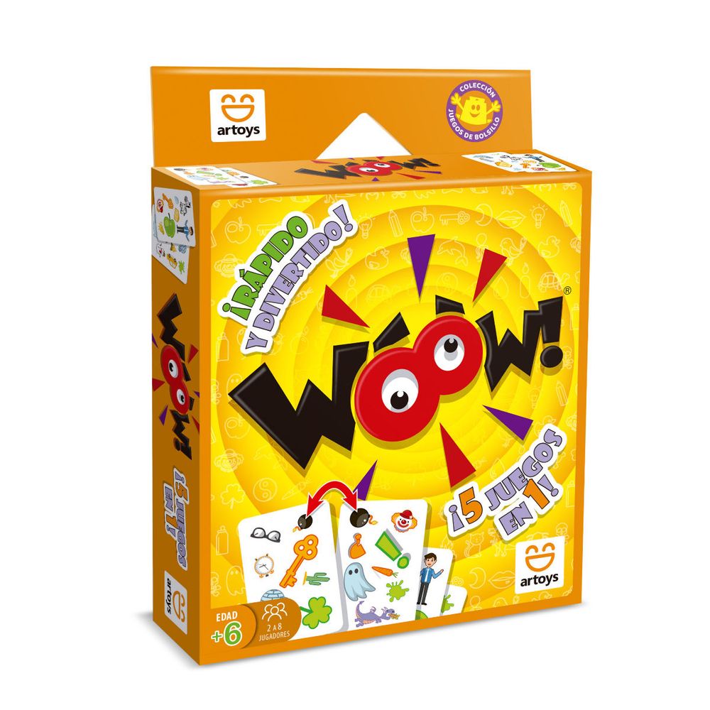 Woow Velocidad Observacio Y Reflejos - 5 Juegos En 1