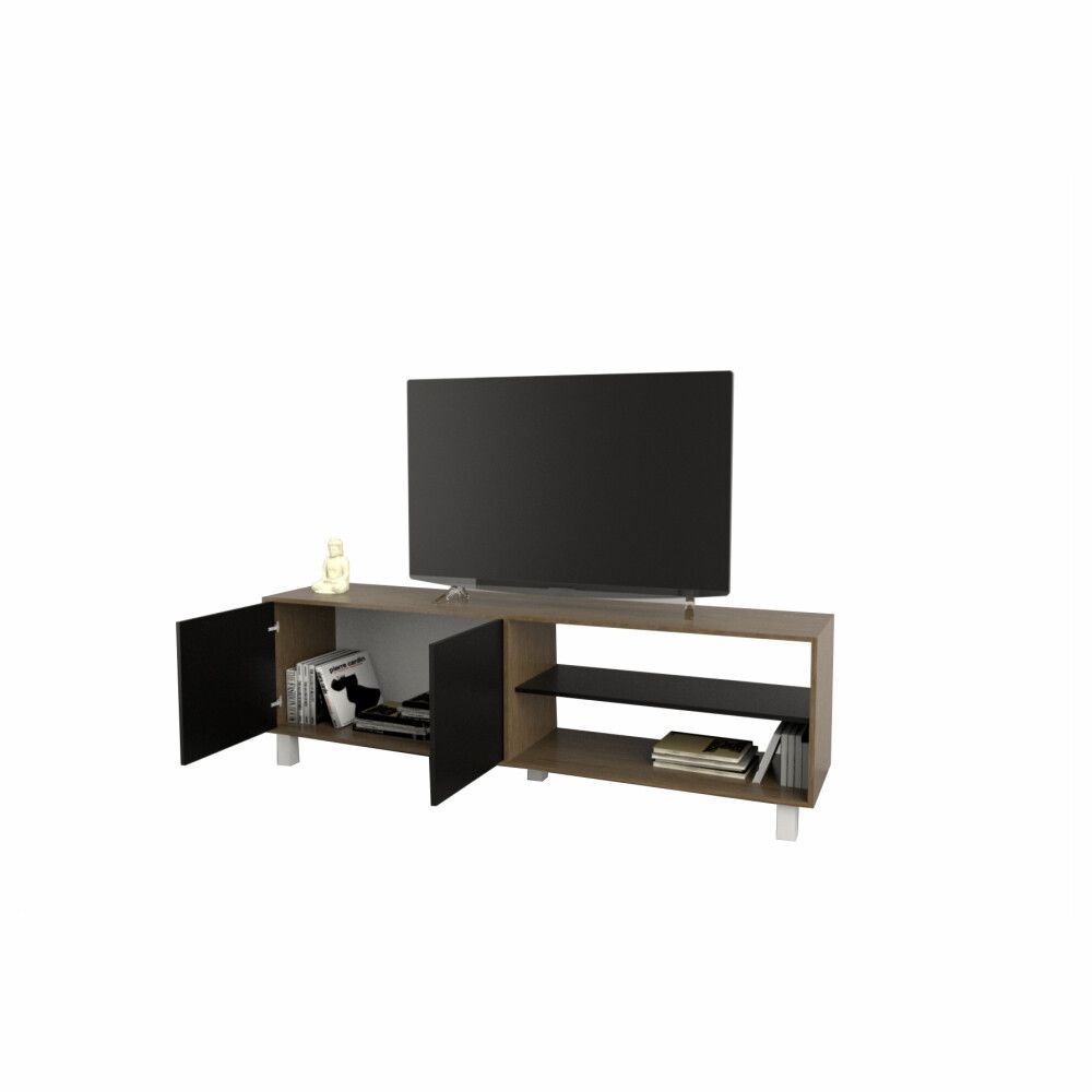 Mesa Rack Tv Melamina Minimalista Moderna hasta 75 Pulgadas Cnn