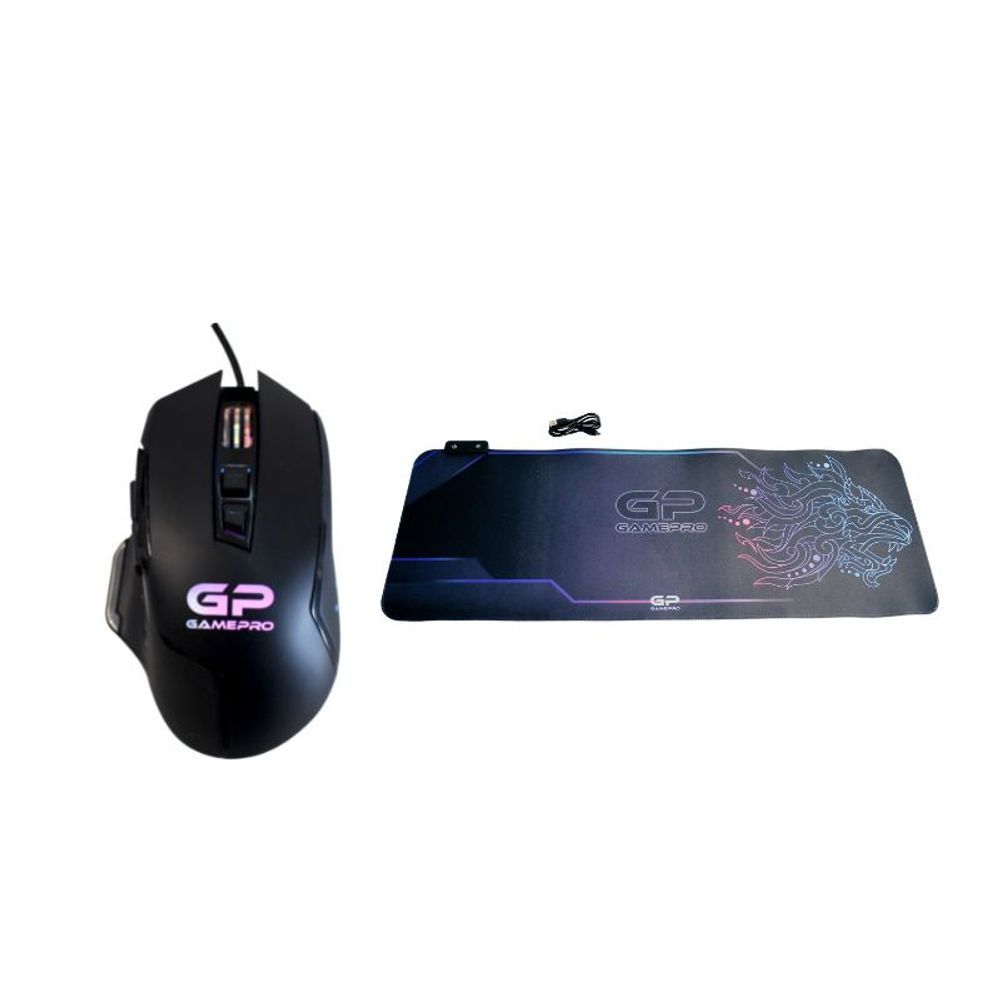 Combo Gamer Mouse + Mousepad Gamepro
