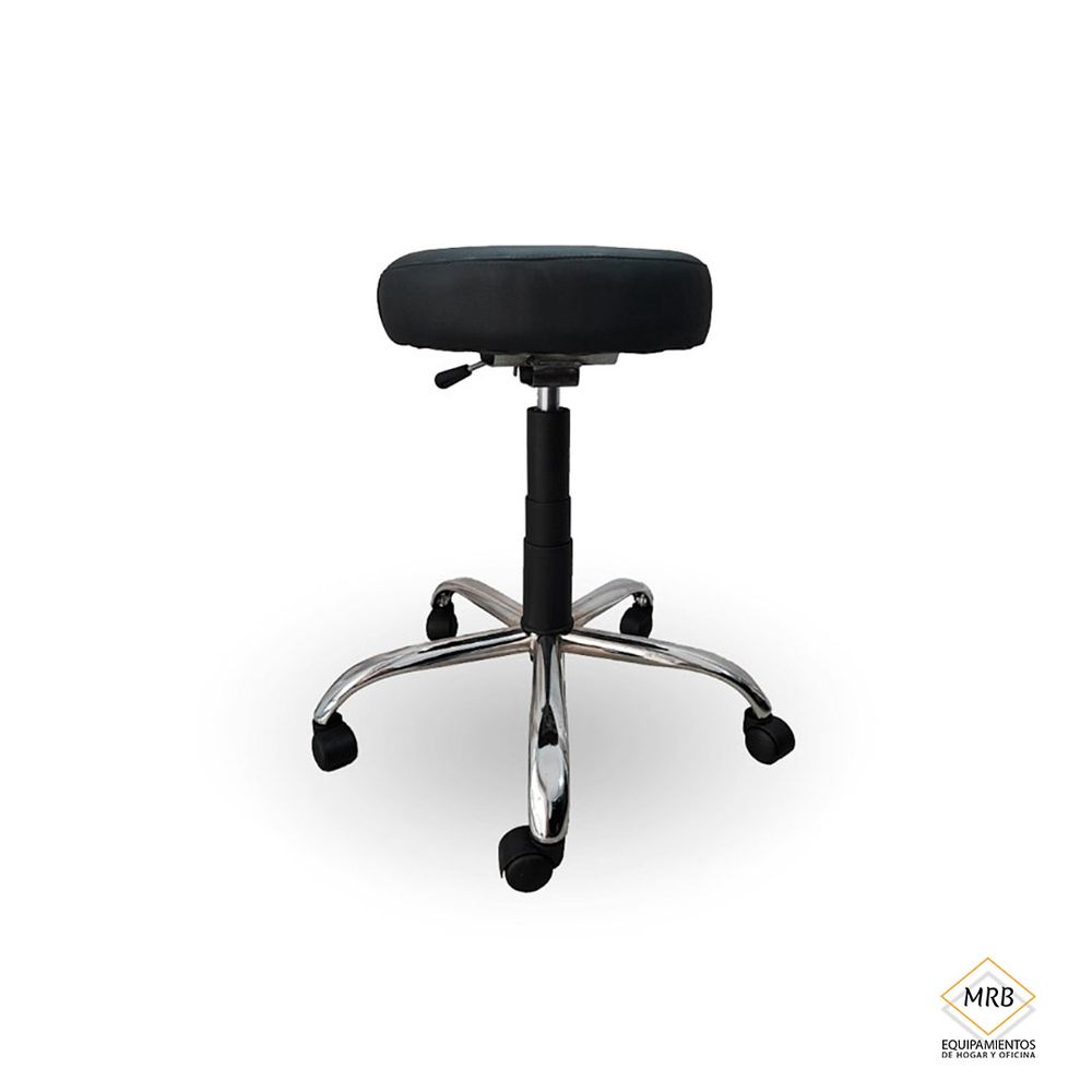 Taburete Banqueta Base Cromada Giratorio