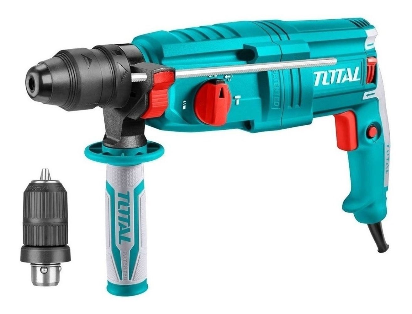 Rotomartillo Total Tools Th308268-4 Turquesa Frecuencia De 50hz/60hz ...