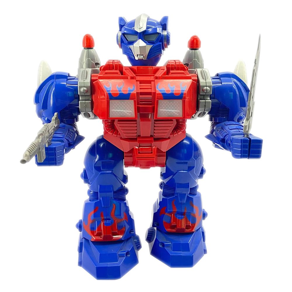 Juguete Robot Armored King Camina Luz Sonido Lanza Cohete Rb02