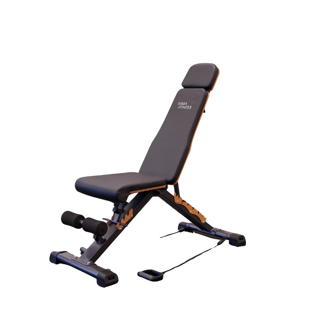 Banco Gimnasio Multiangular Asiento Respaldo Regulable Pesas