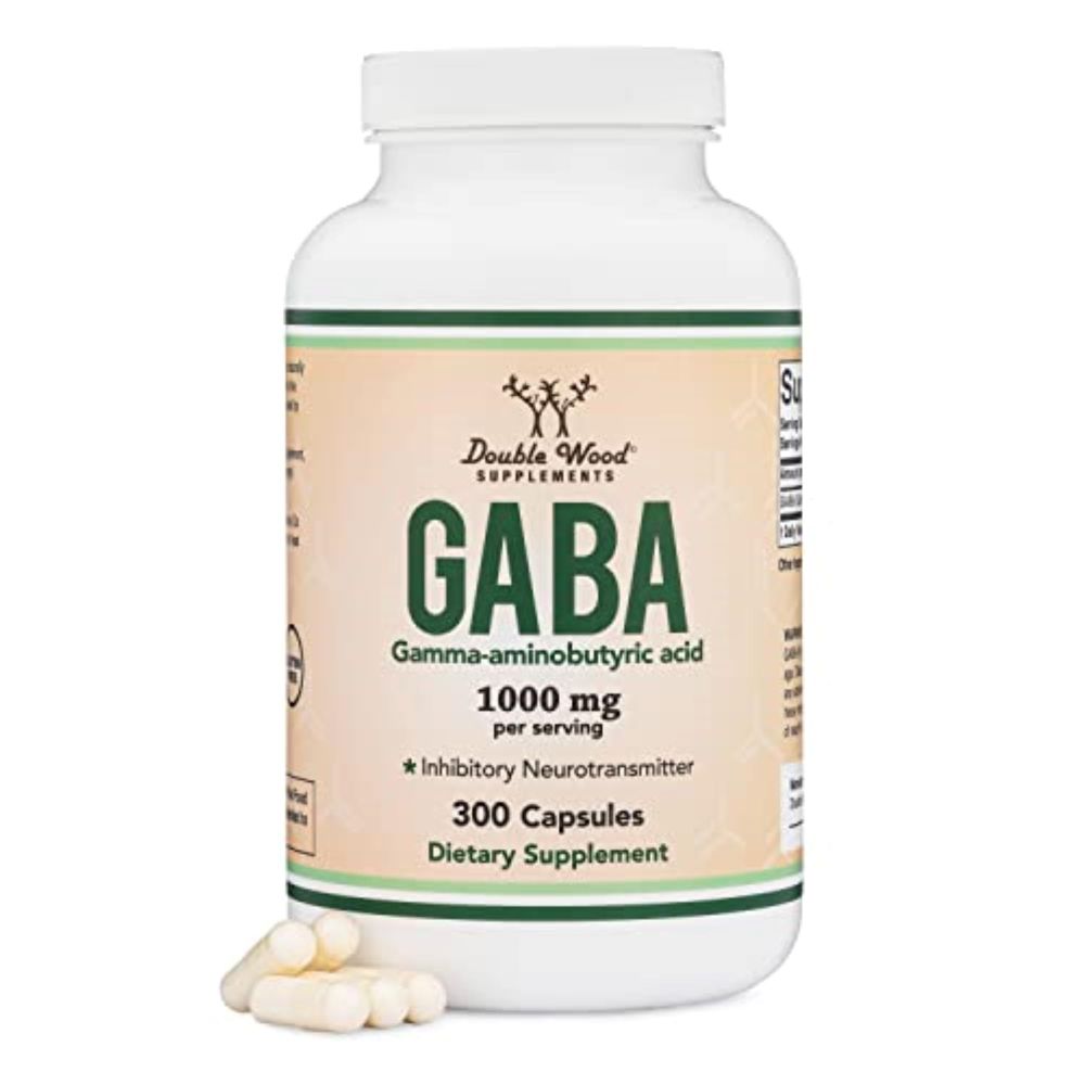 Suplemento GABA (300 cápsulas, 1,000 mg por