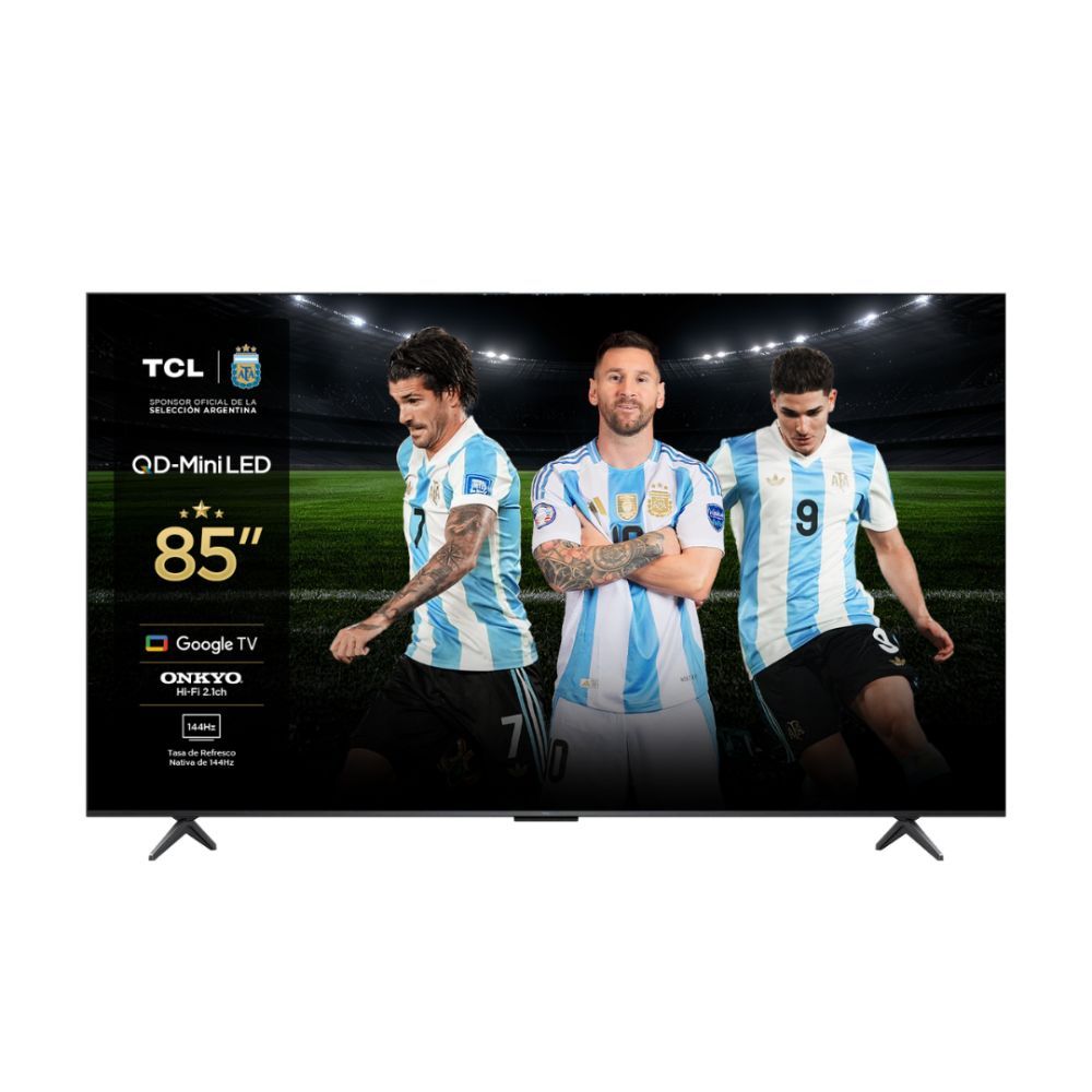 Smart TV TCL 85” 4K Mini LED 85C6K Google TV-RV
