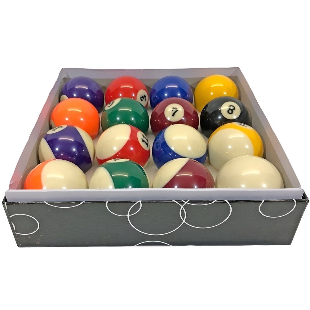 Juego De 16 Bolas De Pool Profesional 57mm