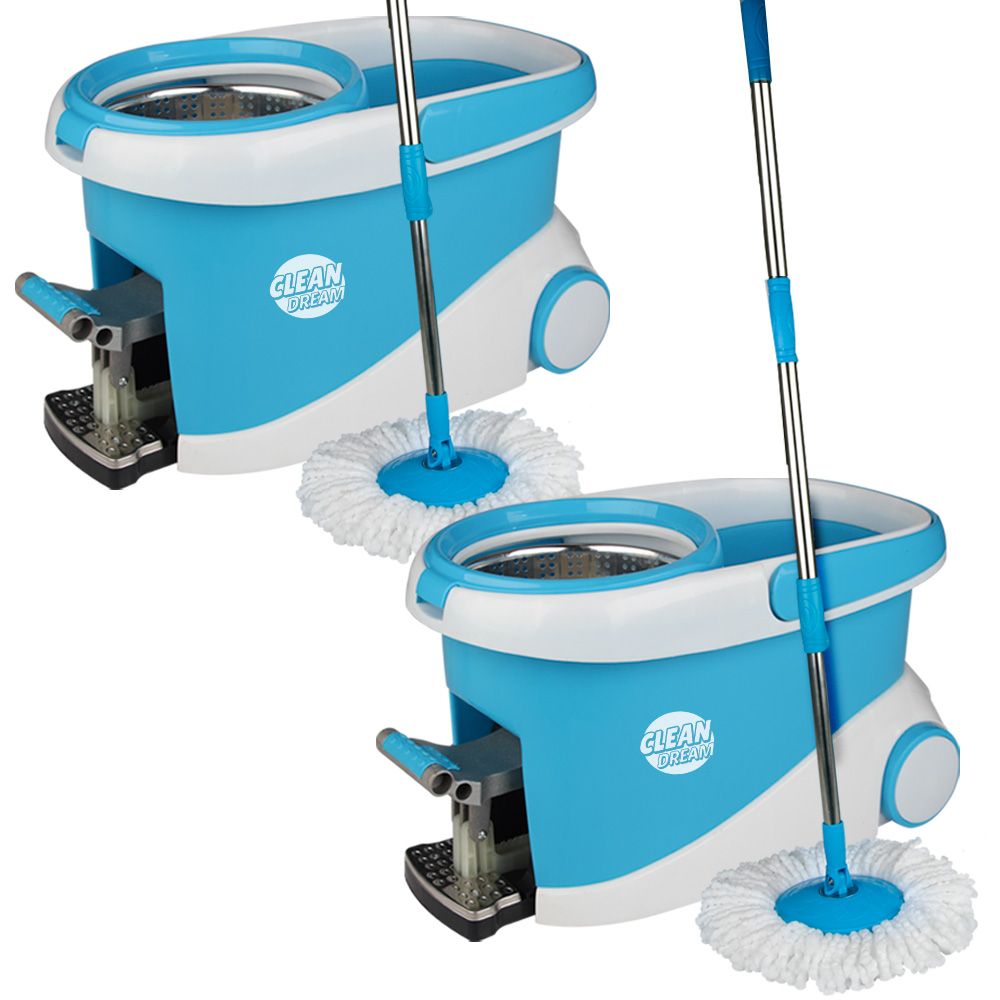 Mopa Gadnic Clean Dream con Balde Escurridor Centrífugo c/ Pedal ...