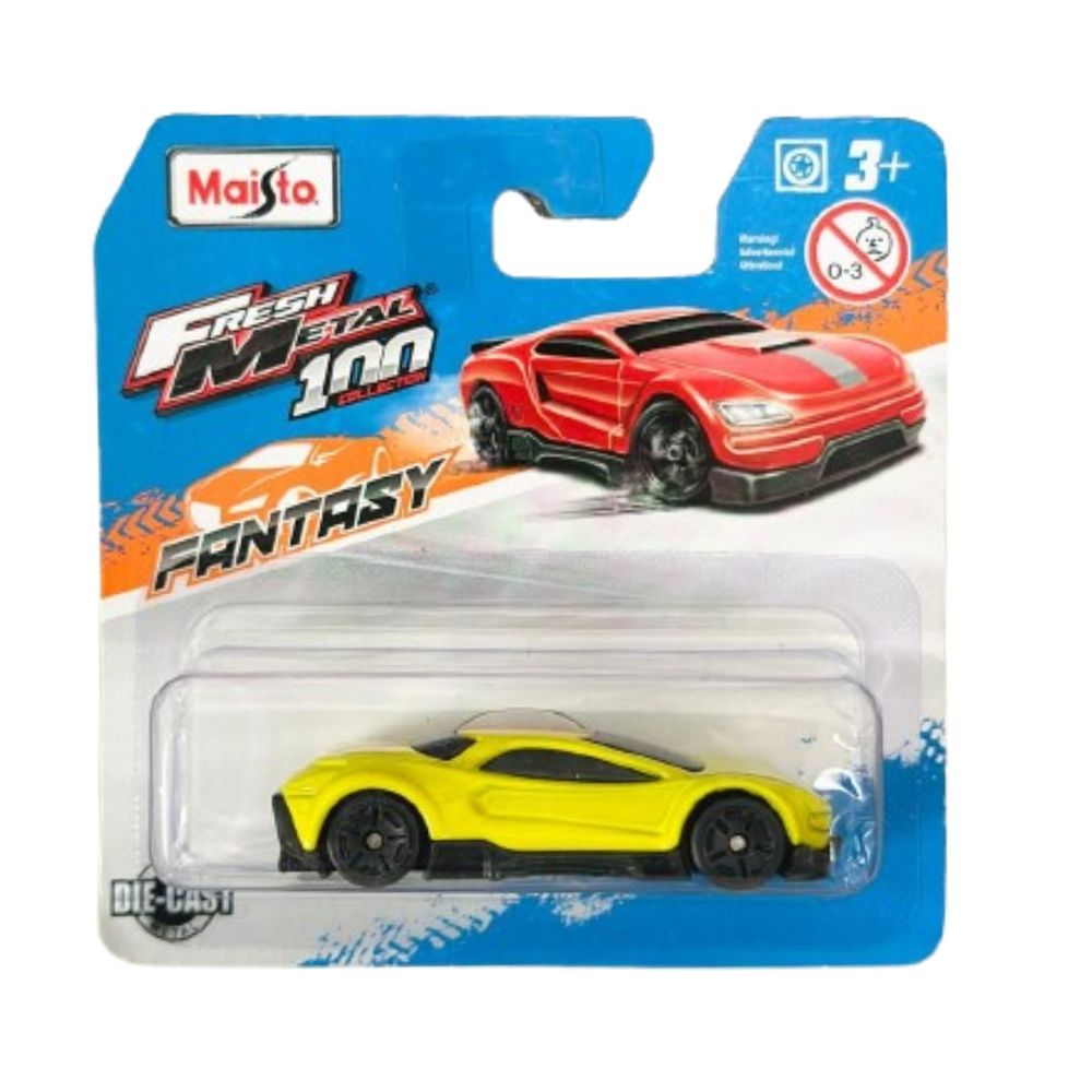 Autos Coleccionables Maisto Fresh Metal 15079 Fantasy Amarillo Fluor