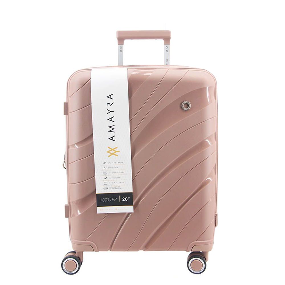 Valija Amayra De Cabina 20 Pulg Polipropileno Carry On Rigida