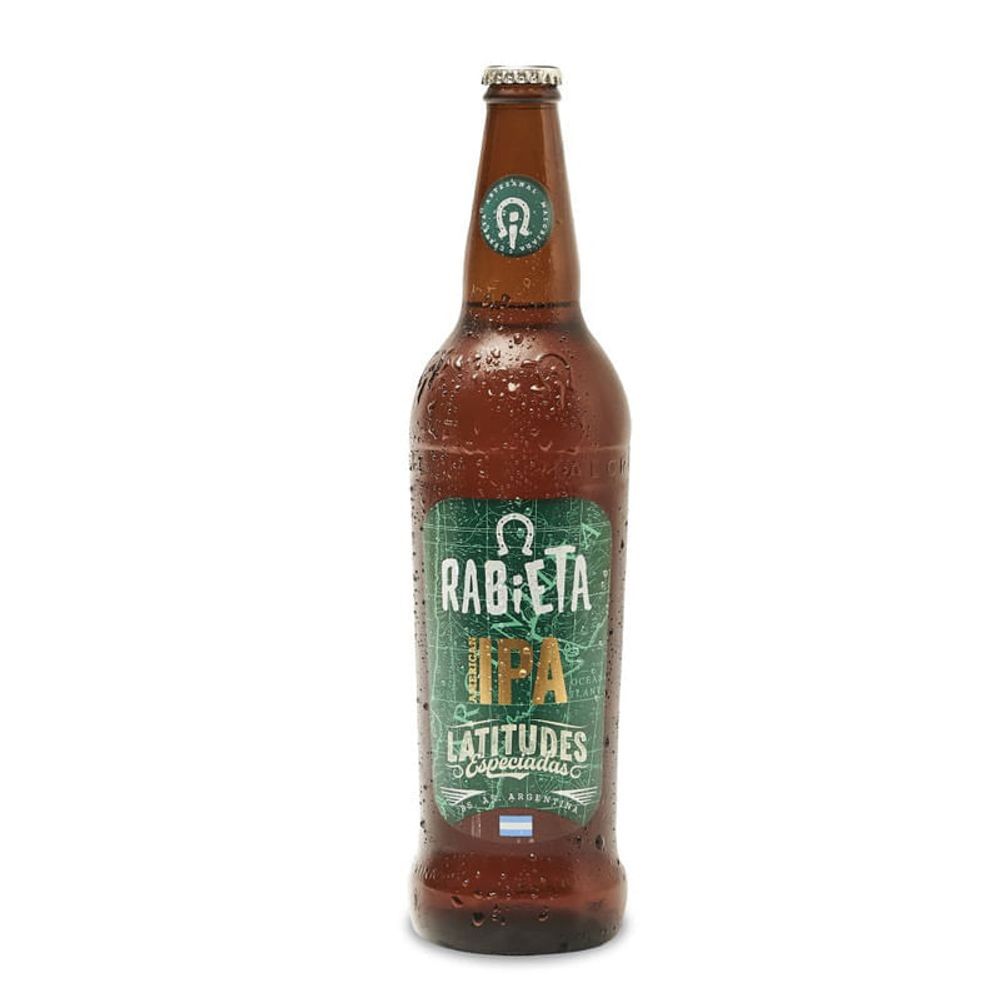 Cerveza Rabieta American IPA botella 710cc x6