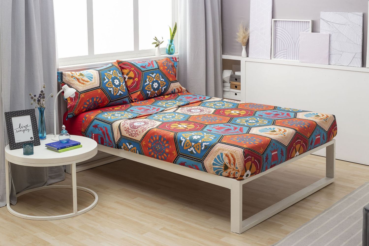 Sábanas Oro King Astu Con Embozo y Caja