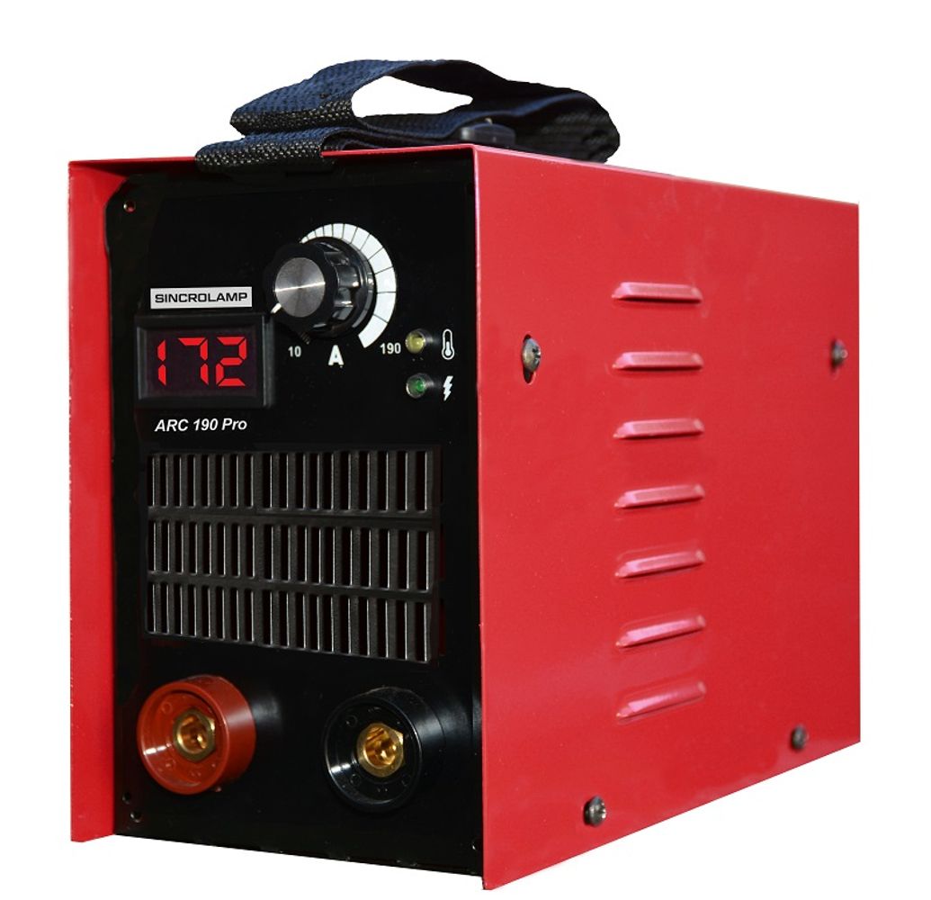 Soldadora Inverter MMA Sincrolamp Arc 190 PRO 180 amp c/display digital ...