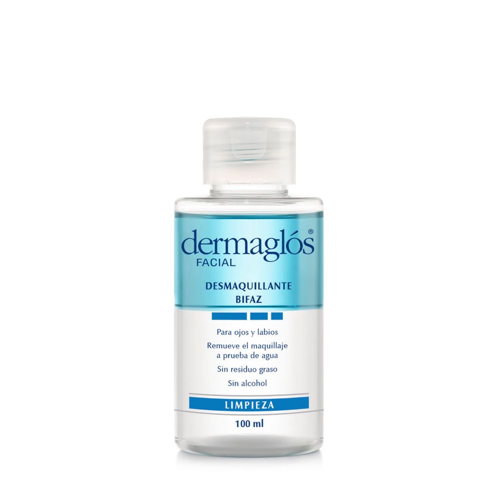 Dermaglos Facial Desmaquillante Bifaz De Ojos 100ml