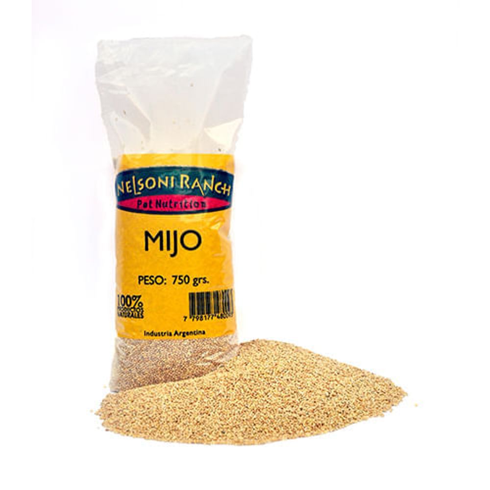 Alimento Para Aves Nelsoni Ranch Mijo 750Gr