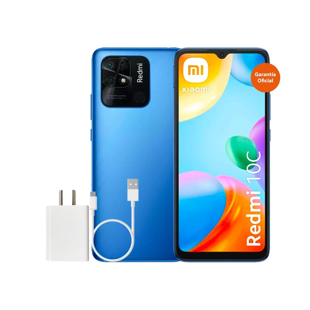 Celular Xiaomi Redmi 10C 4GB RAM 128GB ROM Ocean Blue
