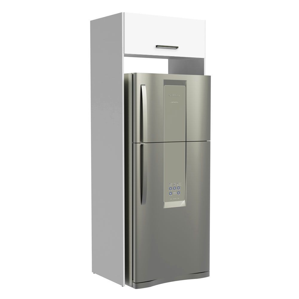 Mueble Para Empotrar Heladera Madesa Agata Puerta Rebatible