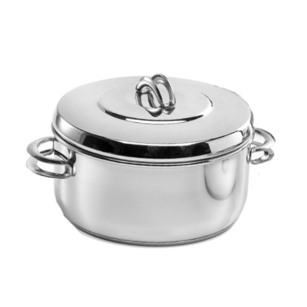 Cacerola 24 Cm Gamuza Master Ware Acero Inox Triple Fondo