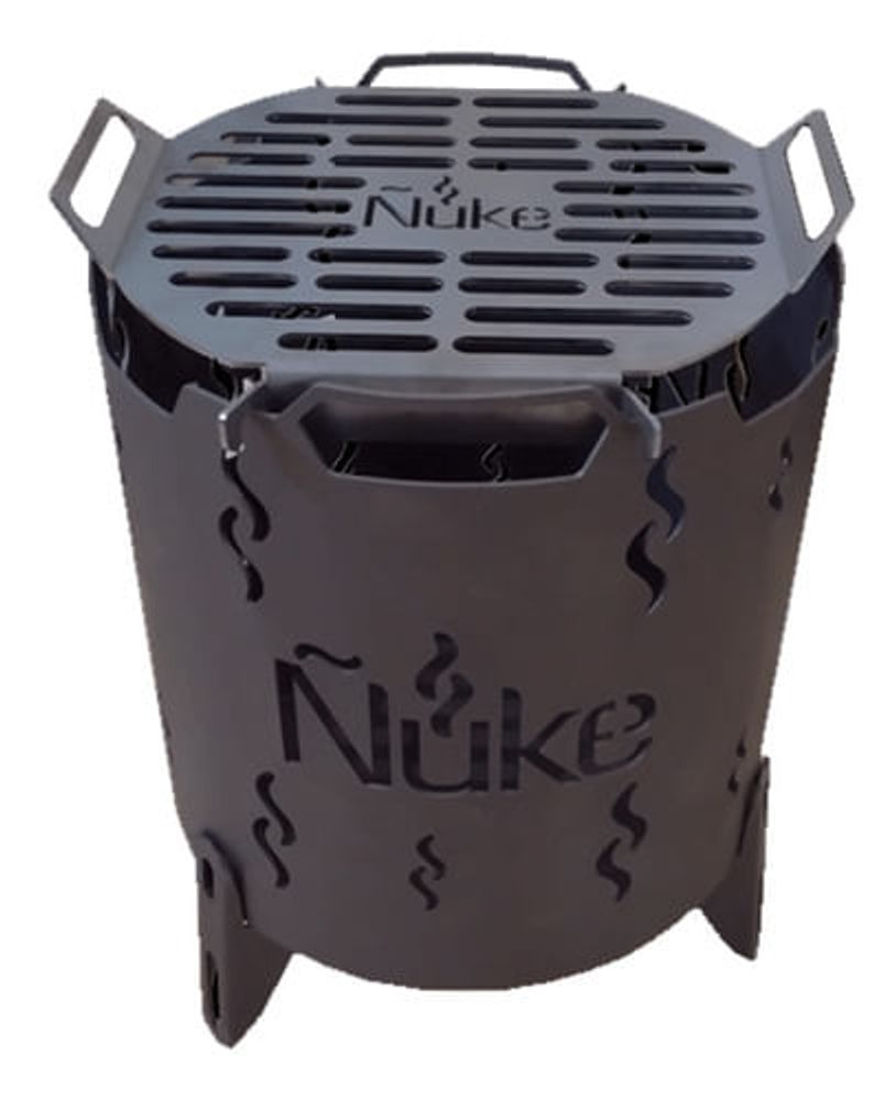 Fogon 40 Ñuke Incluye Parrilla Altura 45 Cm Diametro 40 Cm