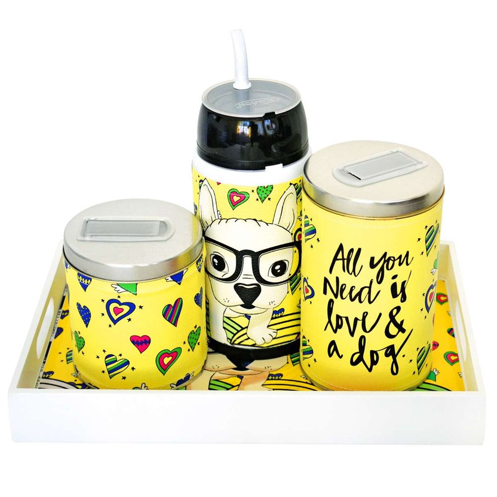 Kit de mate listo y bandeja Yellow dog