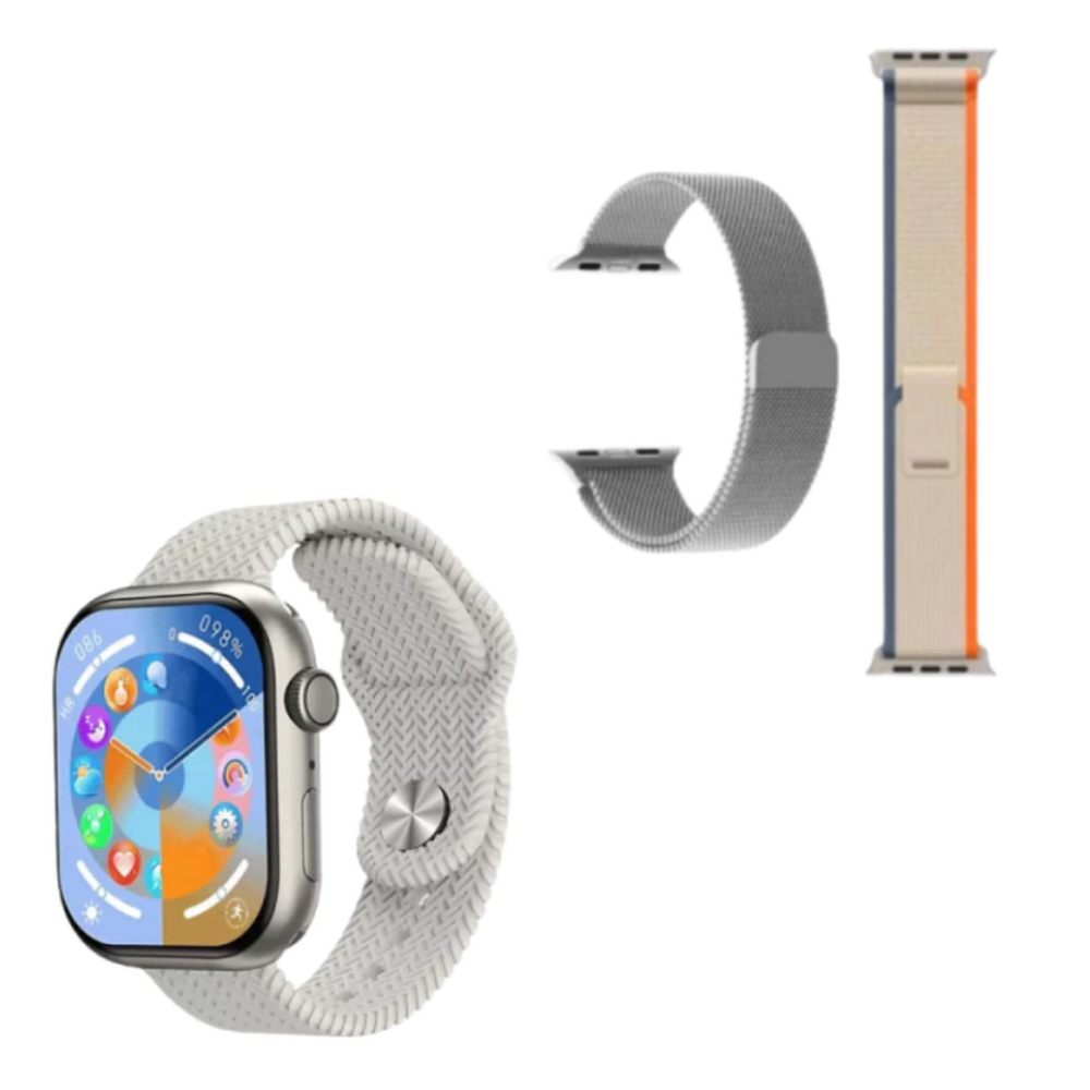 Smartwatch HK10 Pro Max Plus Plateado