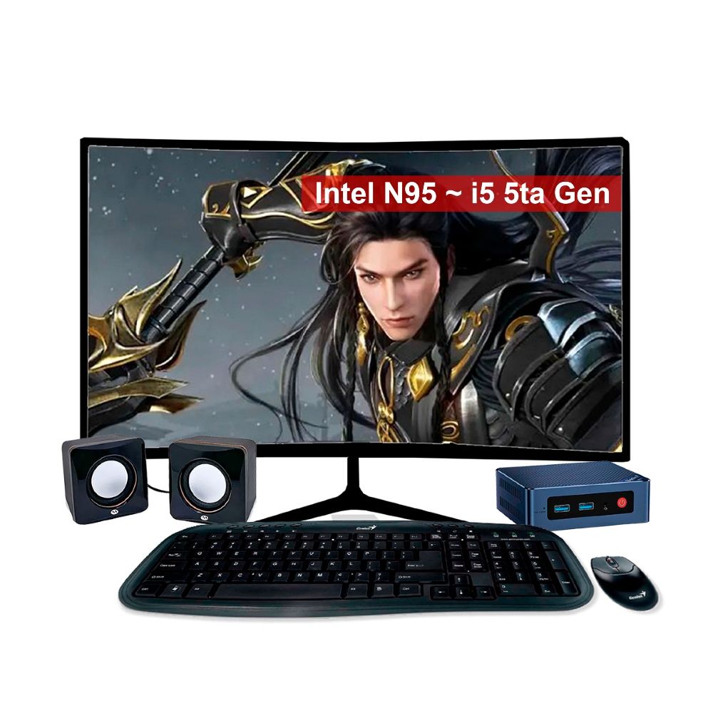 Pc Mini Armada Completa Intel N95 8gb 960gb Monitor 24
