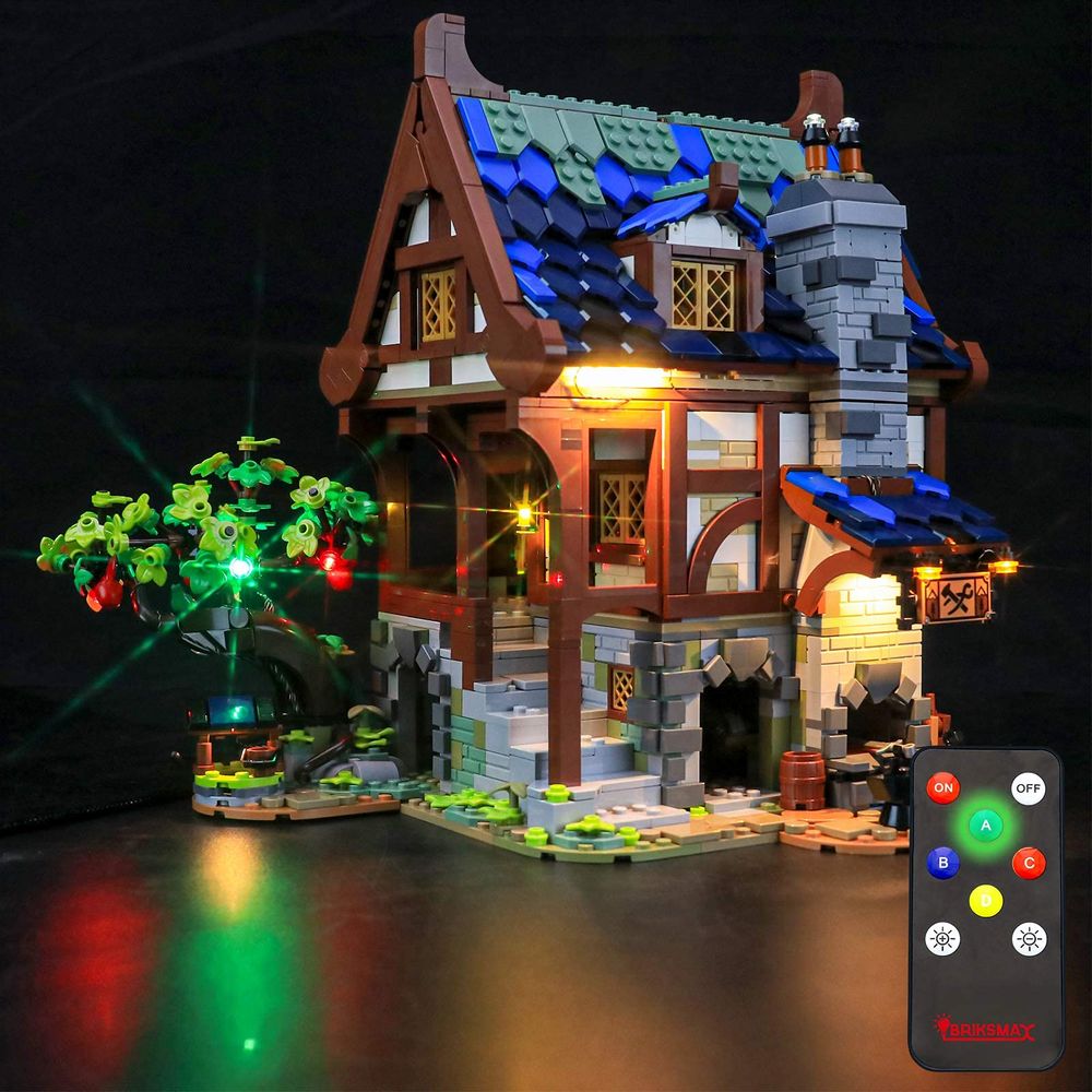 Kit de iluminación LED BRIKSMAX para LEGO 21325 Medieval Blacksmith