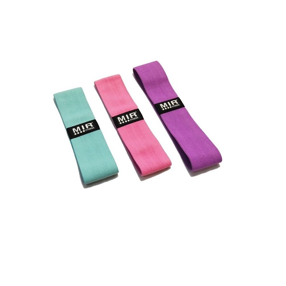 Banda Circular De Tela Elástica Mir Pack De Tres Tiraband