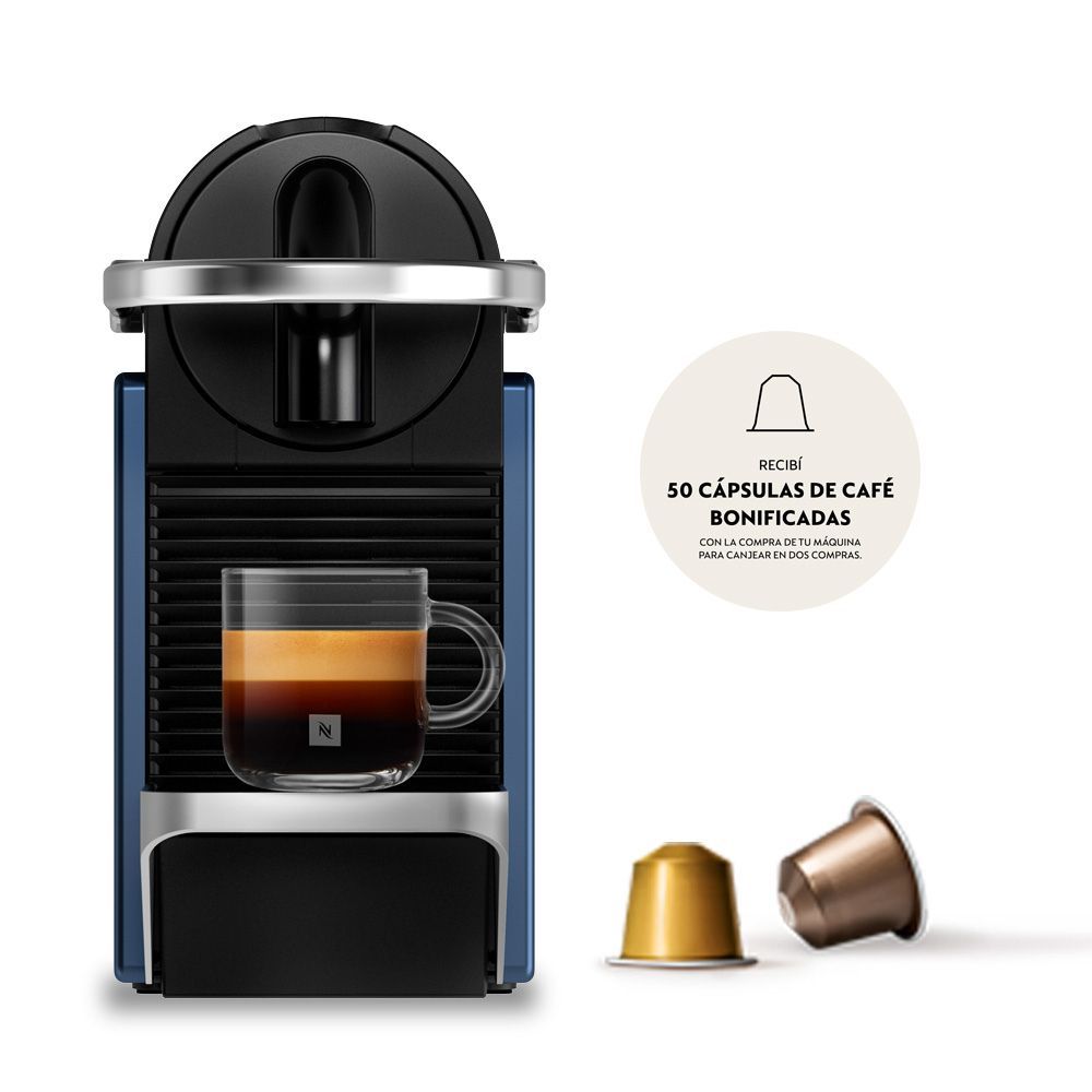 Cafetera Nespresso Pixie Blue D62