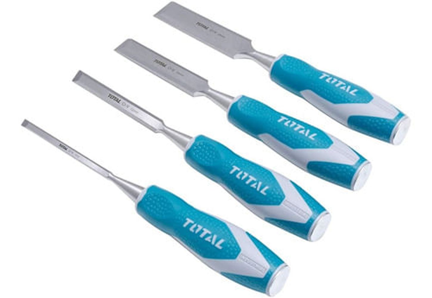 Set Juego De 4 Formones Total 6 12 19 25 Mm Cromo Vanadio Tht41k0401