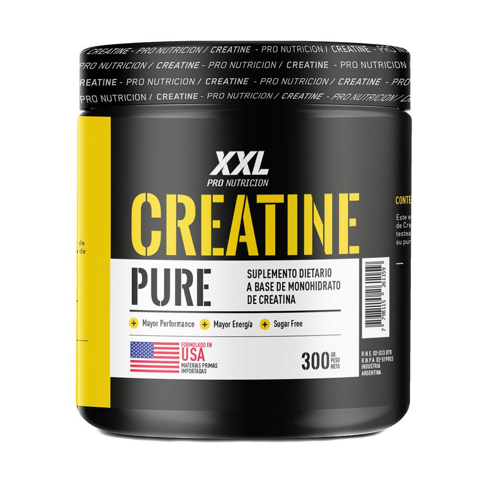 XXL Creatine Pure 300gr Sin Sabor XXL