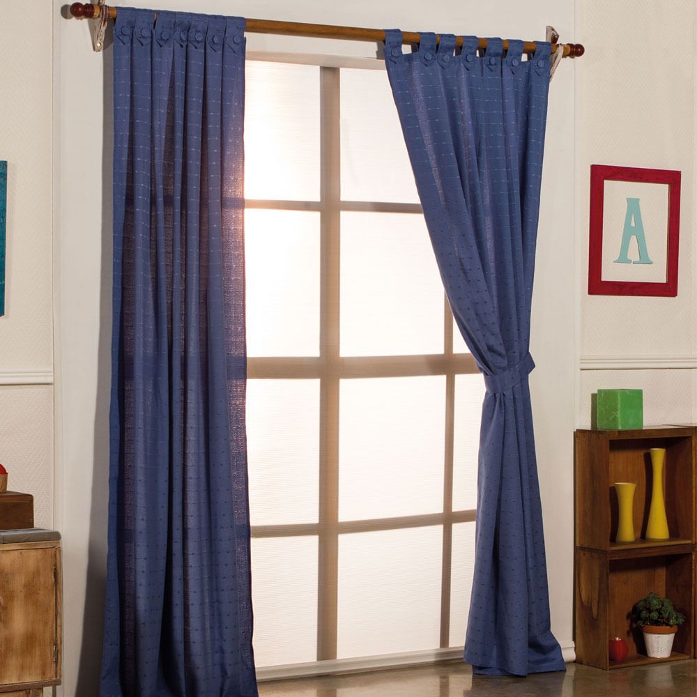 Cortina de Ambiente New Liberty Azul