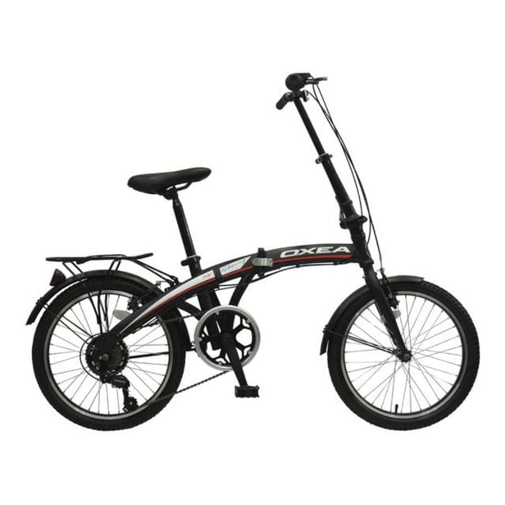 Bicicleta Plegable Oxea 7 Vel Rod 20 Negra