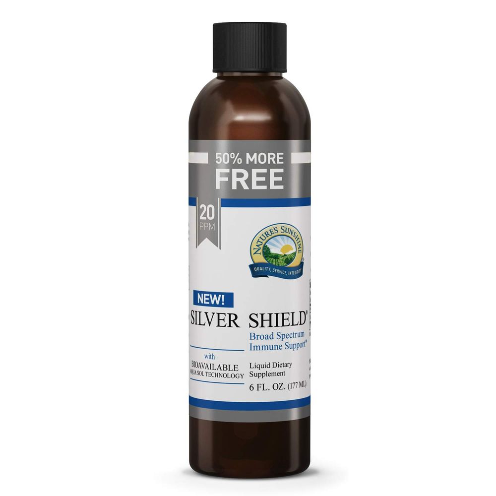Natures Sunshine Silver Shield Liquid, 6 onzas
