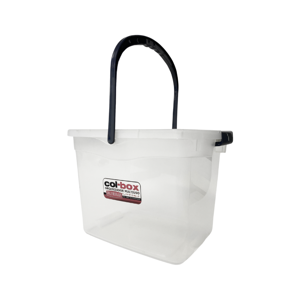 Caja Organizadora Plástica 10 Litros Megacol Box Transparente ...