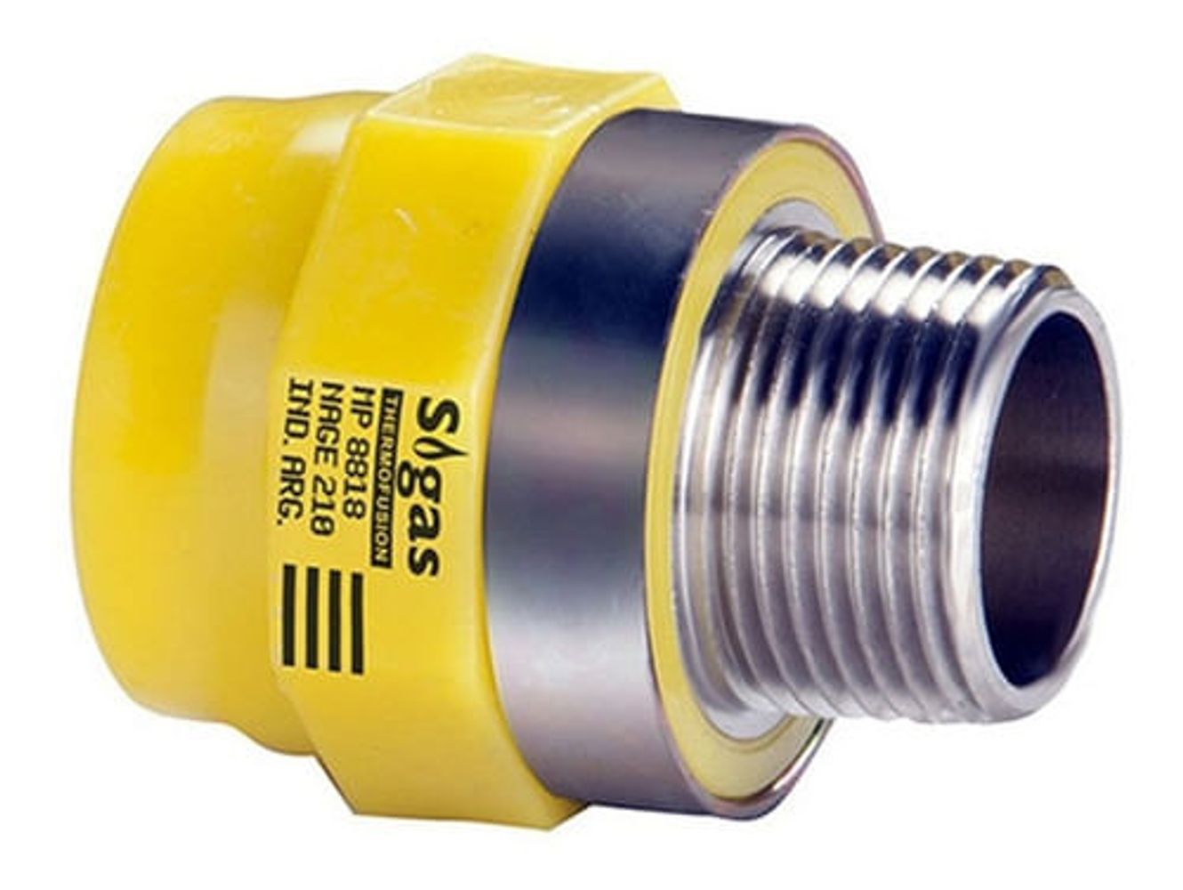 Cupla Con Inserto Metalico Macho 32mm X 1 Pulgada Sigas Gas