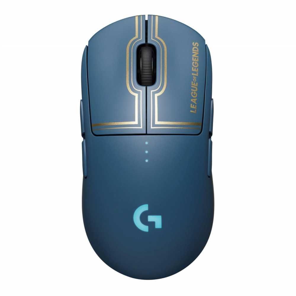 Mouse Inalámbrico LOGITECH GPRO X Superlight LOL Azul