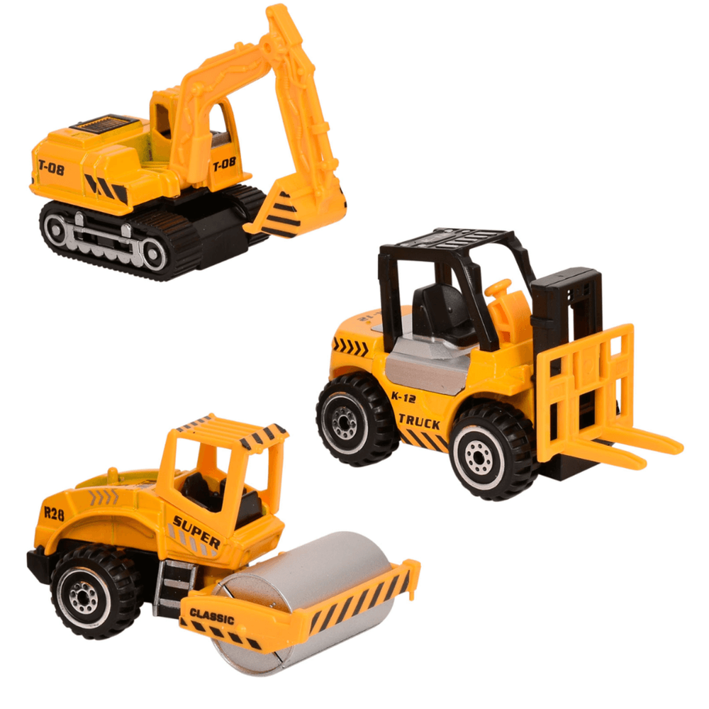 Set Construction Truck X3 2095 Ditoys Pala excavadora