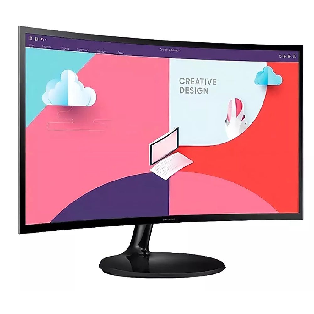 Monitor Samsung LC24F390FHNXZA LED curvo FHD 1080p 24 pulgadas