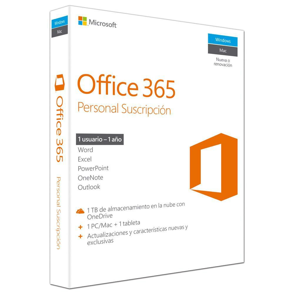 Paquete Microsoft Office 365 Personal Virtual