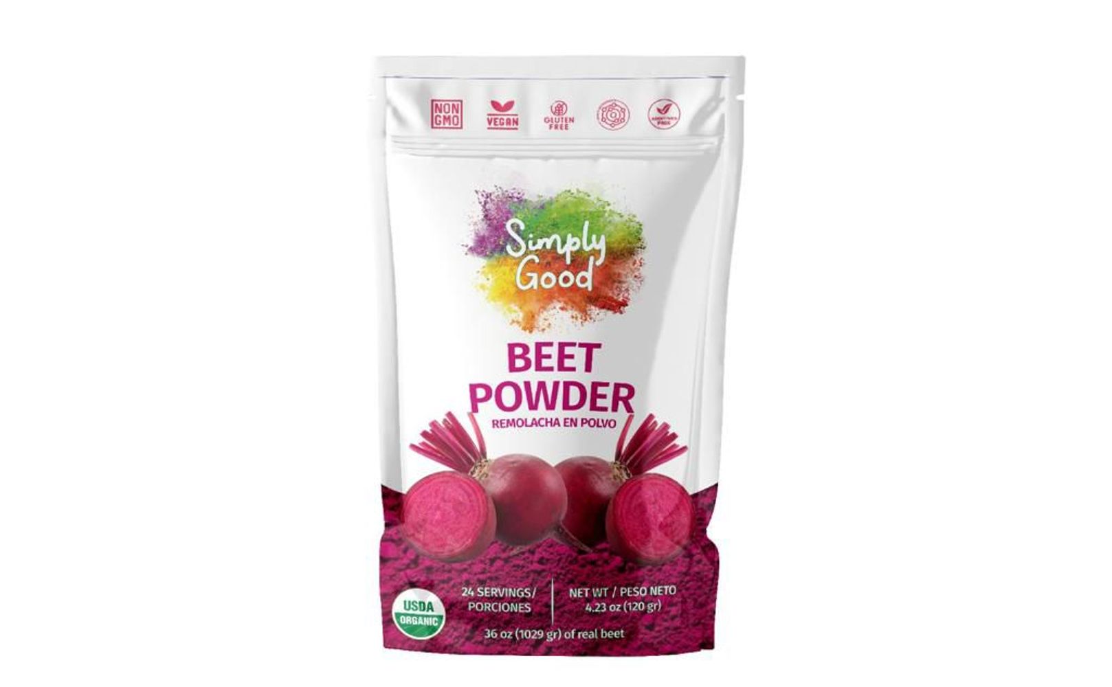Simply Good Remolacha Orgánica en Polvo x 120g