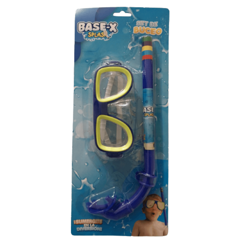 Set De Buceo Base-X Splash 4202 Azul