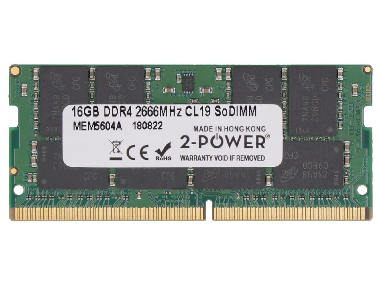 Memoria Ram Kingston 16GB DDR4 2666Mhz SODIMM