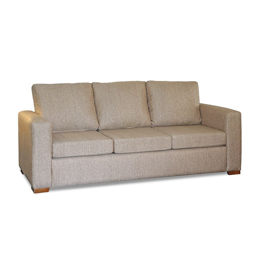 Sofá cubik 3 cuerpos 190 chenille jumper habano Full confort