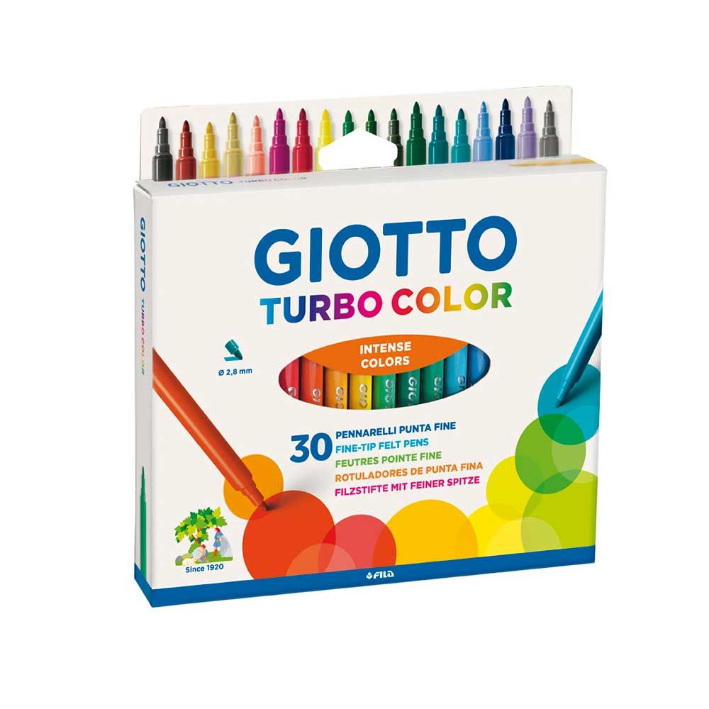 Rotuladores GIOTTO Turbocolor Schoolpack - Lote De 144 Unidades, Punta ...