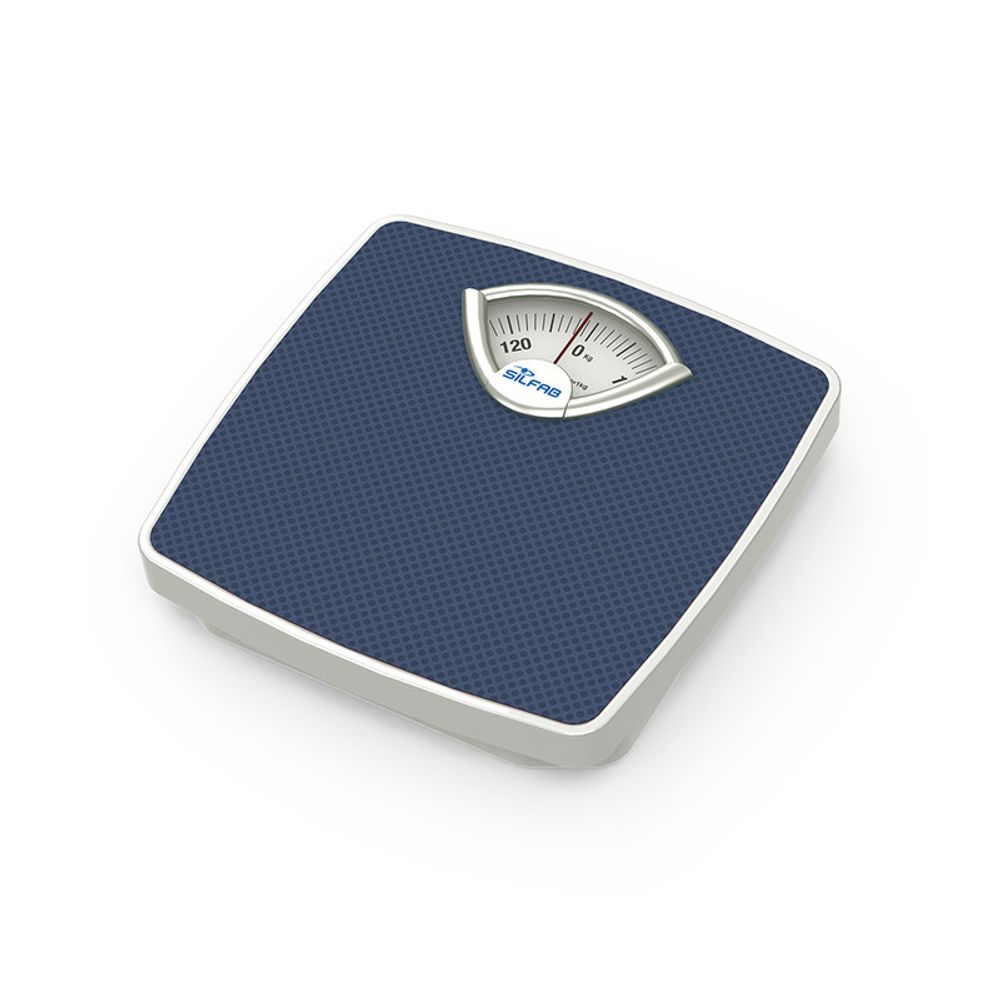 Balanza Mecánica Personal Antislip SILFAB BM100 Azul