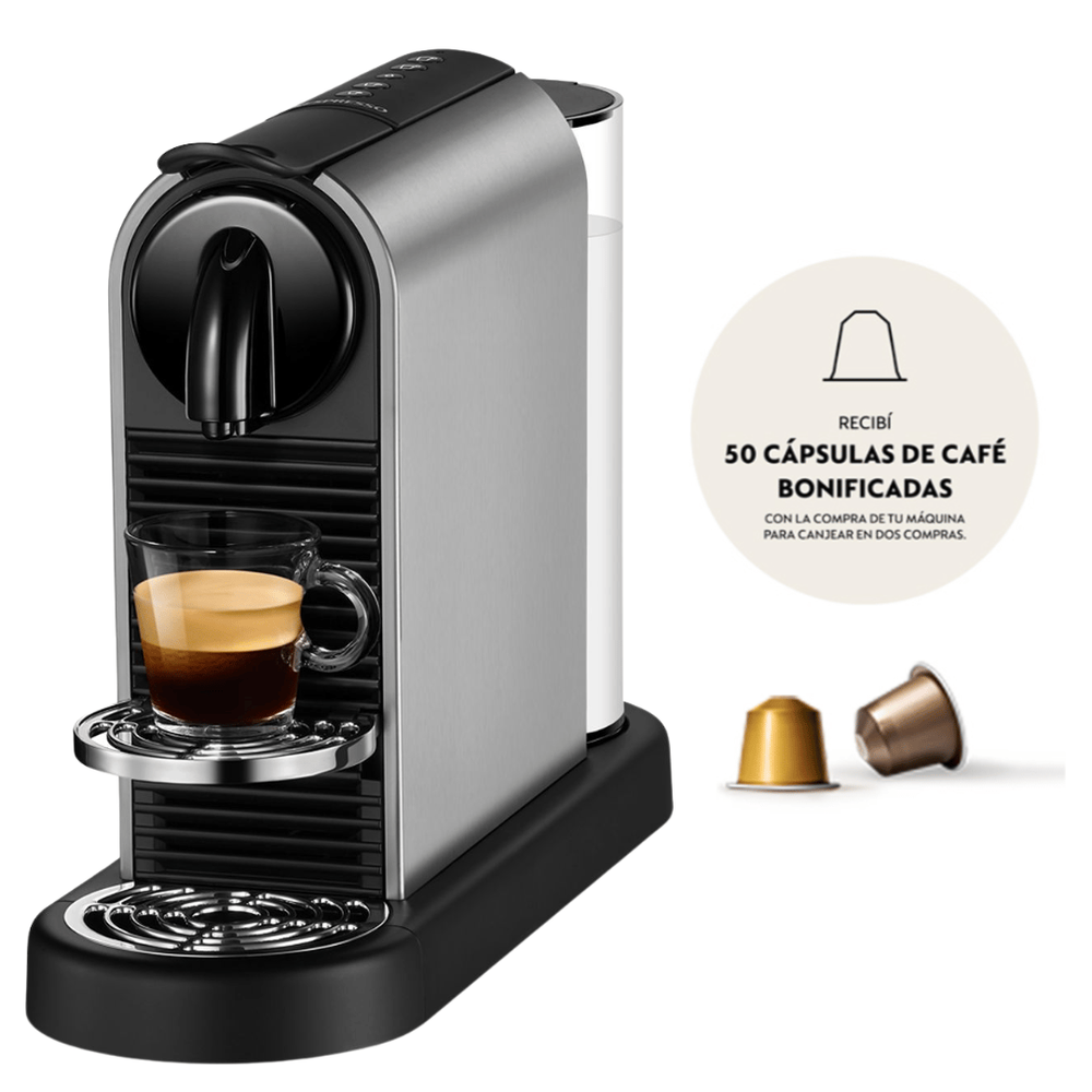 Cafatera Nespresso Citiz Titanium C140-AR-TI-NE-LOCAL