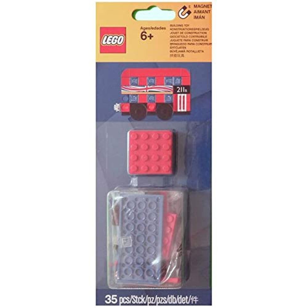 LEGO London Imán de autobús de dos pisos, 35 piezas