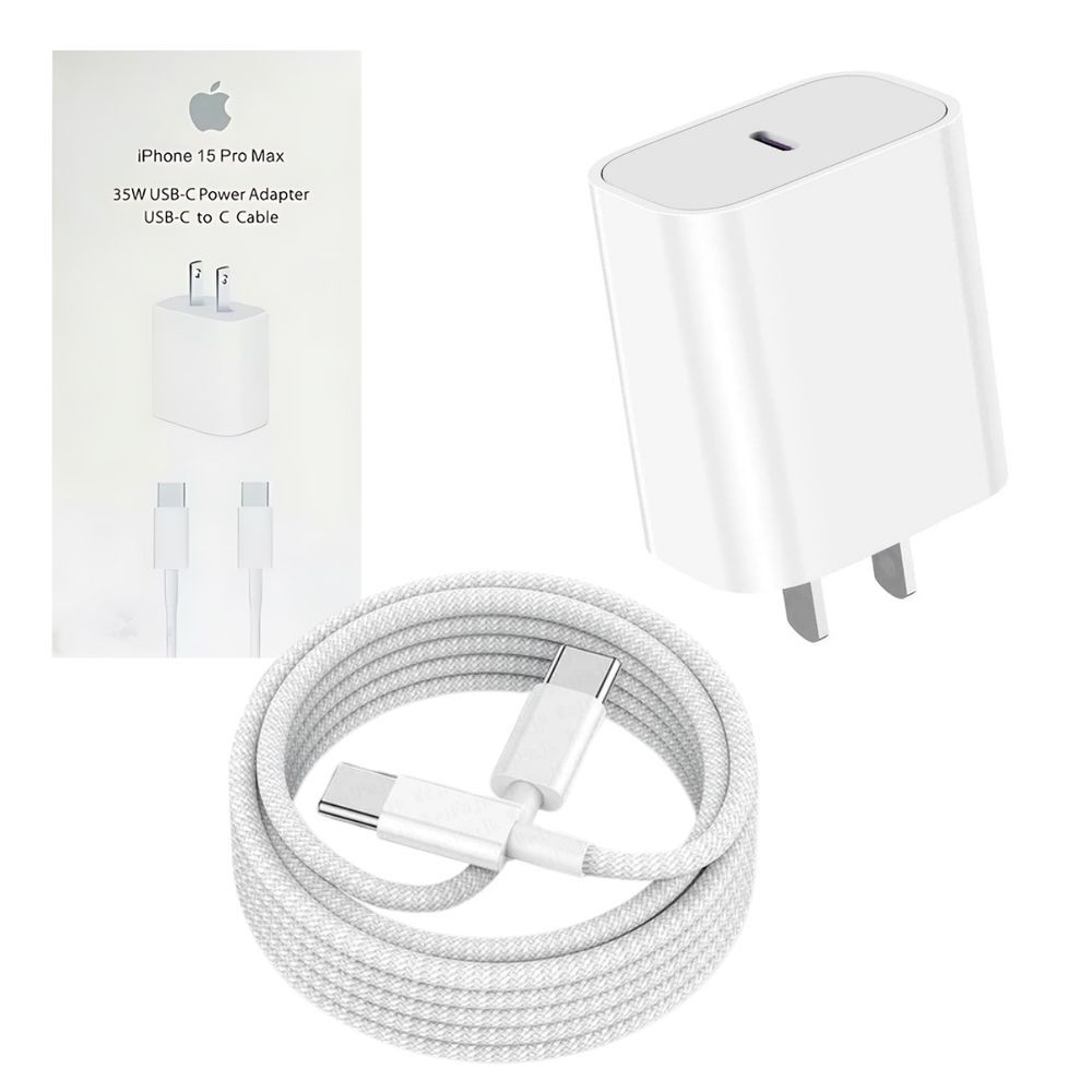 Cargador 35w Tipo C Compatible con iPhone 15 Pro Max