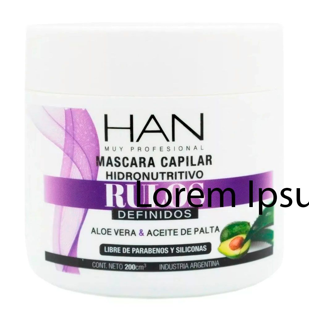 Han Mascara Rulos Definidos Nutricion Baño De Crema X 200 Ml